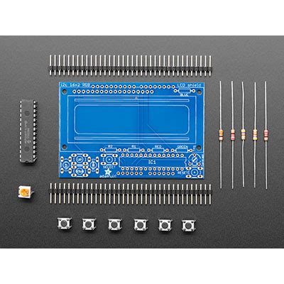 Adafruit Industries Adafruit I C Controlled Keypad Shield Kit For X LCD Electronic