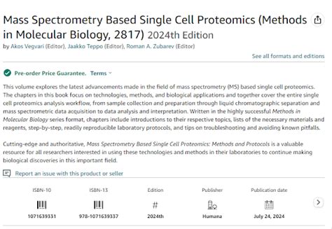 News In Proteomics Research Two Great New Proteomics Books Coming This Summer