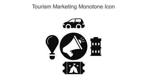Tourism Marketing Monotone Icon In Powerpoint Pptx Png And Editable Eps Format Ppt Powerpoint