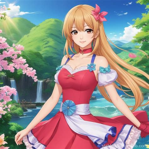 Marin Kitagawa From Anime My Dress Up Darling Giggling Prompts Stable Diffusion Online