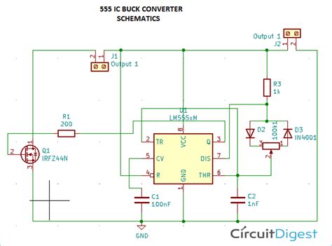 555 Timer Circuit Diagram With Potentiometer Circuit Diagram
