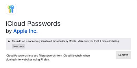 Icloud Passwords Firefox Browser Add On Ezone