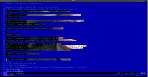 fresh install of kickstart nvim why are my colors messed up themes work fine when i delete