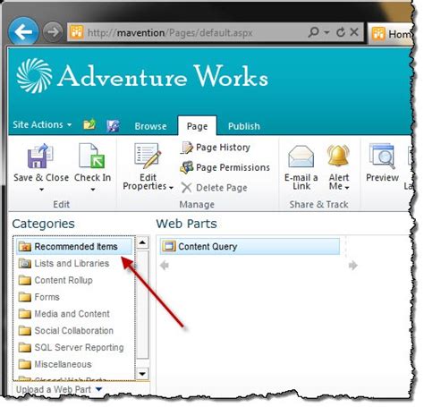 Controlling The List Of Available Web Parts With Web Part Adder Waldek Mastykarz