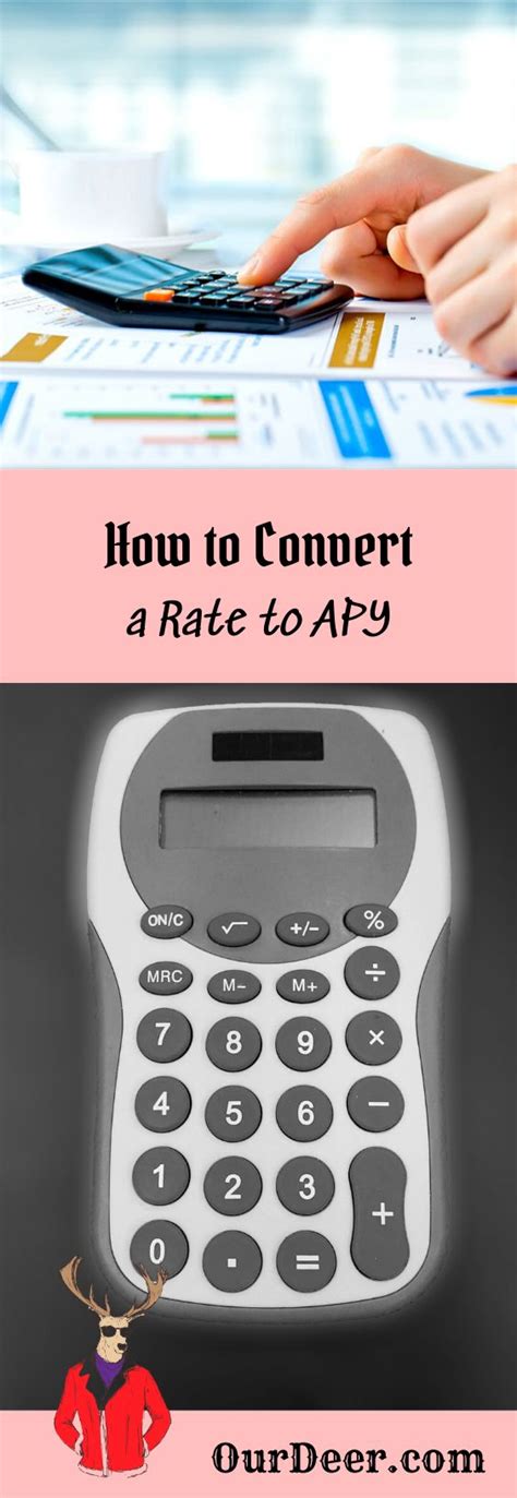 How To Convert A Rate To APY Our Deer Savings Bonds Credit Score Rating Converter