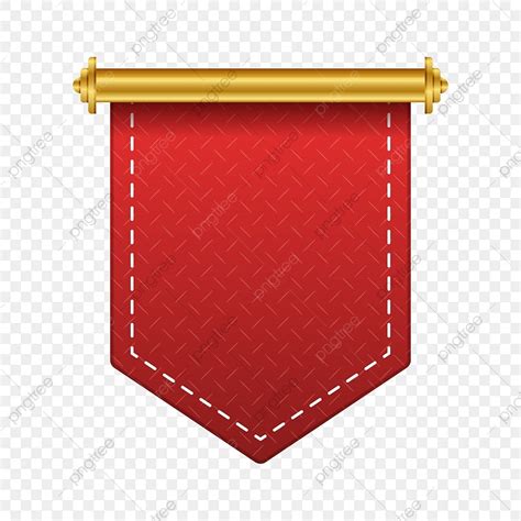 Red Scroll Banner Clip Art