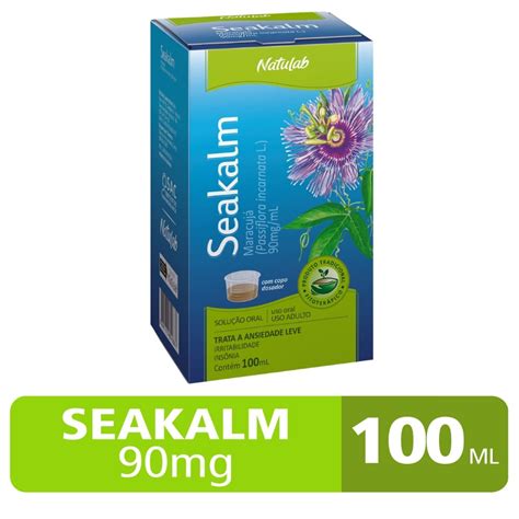 Seakalm Passiflora 90mgml SoluÇÃo 100ml Preço Popular