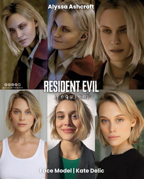 Kate Delic นางแบบสาวเผยว่าเธอเป็นต้นแบบใบหน้าของ Alyssa Ashcroft แม่ของ