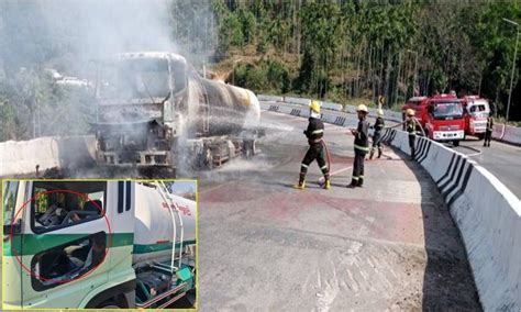 မြဝတီမြို့မှ Lp Gas အရည်များသယ်ဆောင်လာသည့် မော်တော်ယာဉ် ၂ စီး ပစ်ခတ်မီးရှို့ခံရ၊ ယာဉ်မောင်းနှစ