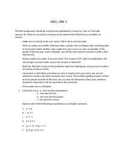 HW 1 Docx I201 HW 1 This HW Assignment Should Be Scanned And Uploaded To Canvas By 1 Pm On