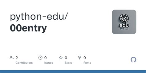 Github Python Edu00entry