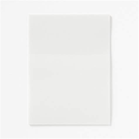 Muji Clear Sticky Notes Translucent And Writable 20 Sheets Made In
