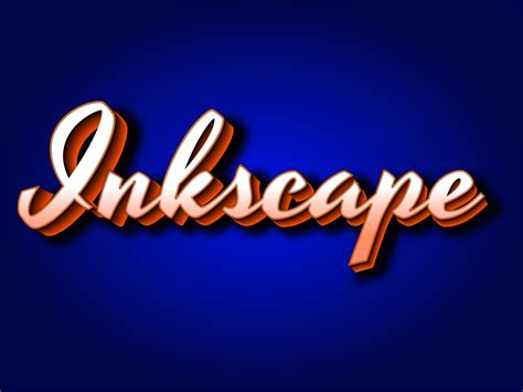 3d Text Created Using Inkscape Shawn Ryan Portfolio