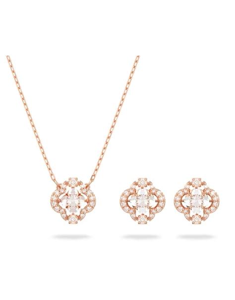 Swarovski Sparkling Dance Necklace And Earring Set Forest Of Jewels