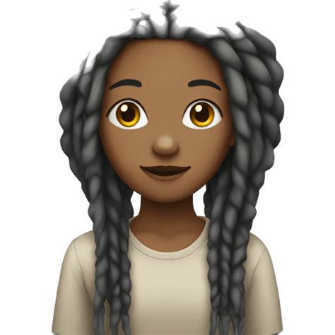 Girl With Dreadlocks Emoji Ai Emoji Generator