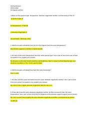 Hr Diagram Activity Answers MK Docx Michael Kramer Hr Diagram Activity What Are