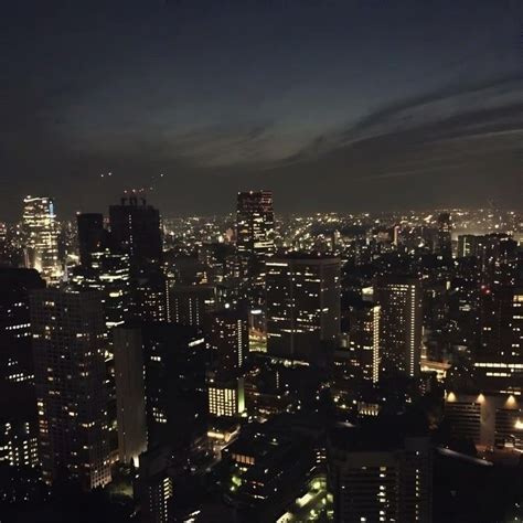 Night City Skyline Aesthetic