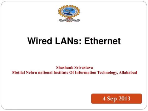 PPT Wired LANs Ethernet PowerPoint Presentation Free Download ID 5705814