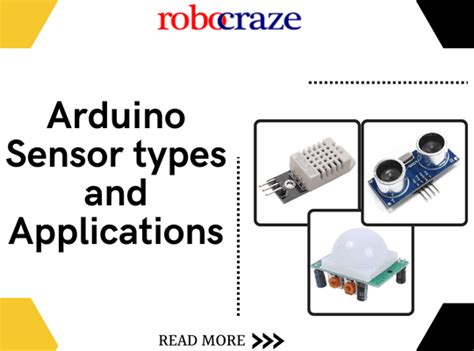 Arduino Sensor Types And Applications Robocraze
