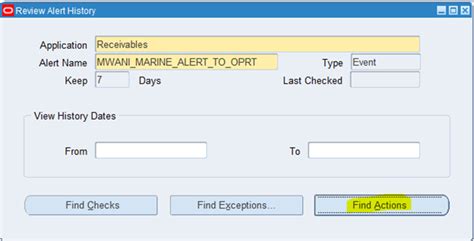 Oracle Application How To Define Event Based Oracle Alert On Custom