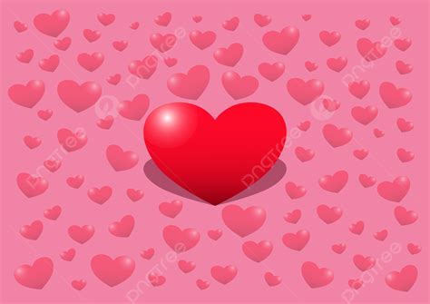심장 모양 빨간색 달콤한 사랑 벡터 벽지 배경 마음 사랑 애인 배경 일러스트 및 사진 무료 다운로드 Pngtree