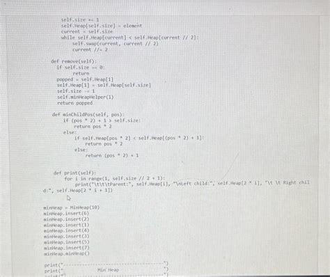 Solved Add To The Following Program A Maxheap Class That