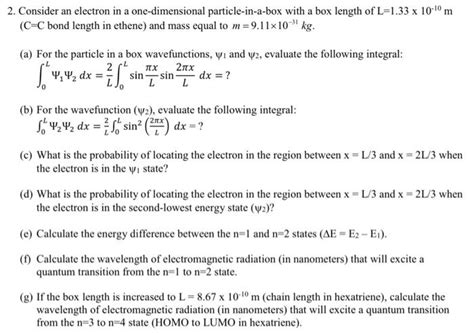 Solved Consider An Electron In A One Dimensional Chegg Com