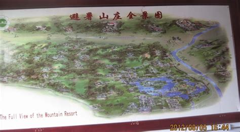 避暑山庄全景平面图 避暑山庄 避暑山庄平面图 第9页 大山谷图库