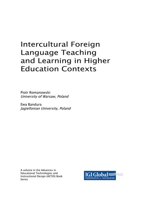 Pdf Intercultural Challenges Of Teaching In Multilingual Multicultural Classrooms