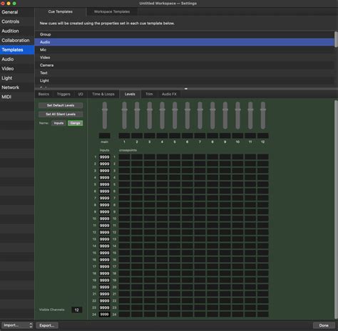 Mute Solo QLab Cookbook