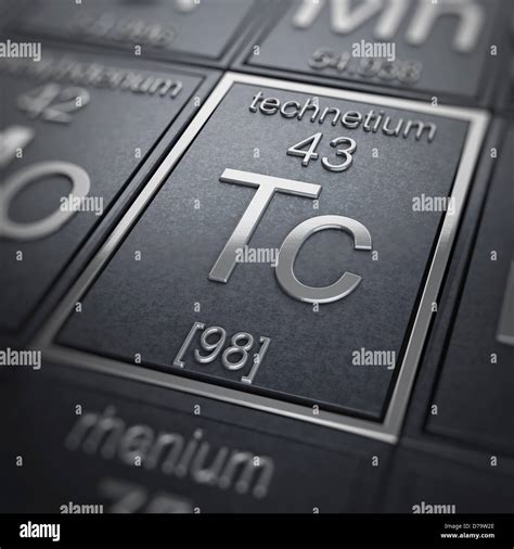 Technetium Chemical Element Stock Photo Alamy