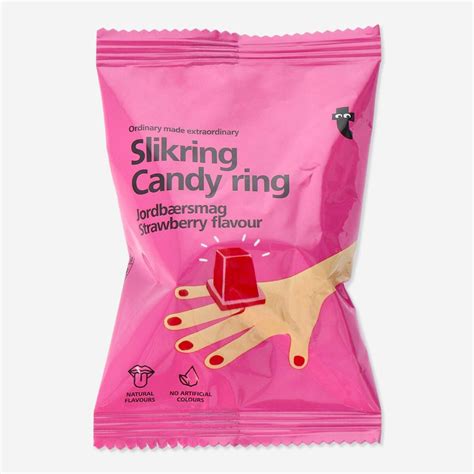 Candy Ring Strawberry Flavour Flying Tiger Copenhagen