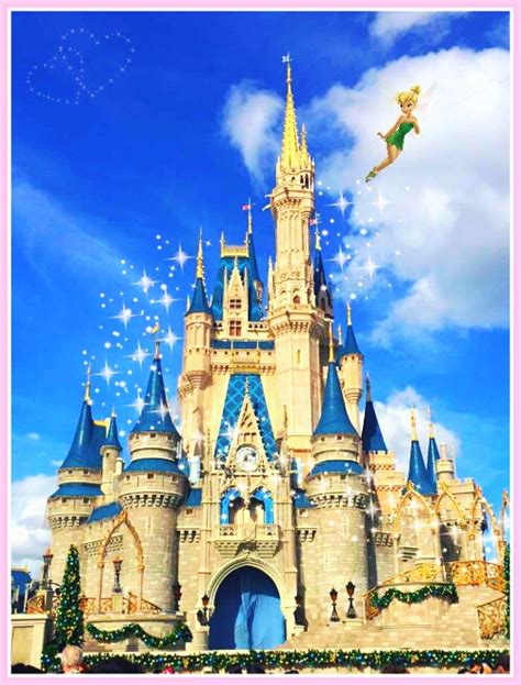 Disney Castle Tinkerbell Wallpaper