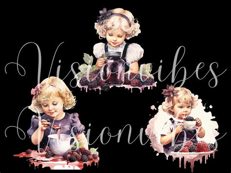 Retro Girl Clipart Bundle Retro Girl Clip Art Summer Clipart Retro Girl