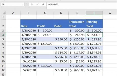 如何计算 Excel 收入表中的条件累计总数