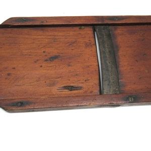 Antique Handmade Wooden Kraut Cutter Vintage Slaw Cabbage Potato