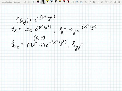solved locate and classify all the critical points of the functions