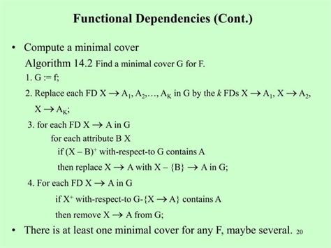 Functional Dependencies And Normalization With Well Explained Examples