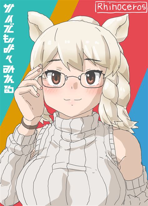 Kumasyan1998 White Rhinoceros Kemono Friends Kemono Friends