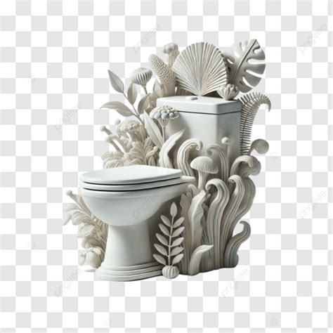 흰색 배경에 장식용 꽃무늬 세라믹 부조가 있는 화장실과 비데 화장실과 비데 장식적인 꽃 구호 흰 바탕 Png 일러스트 및 이미지 에 대한 무료 다운로드 Pngtree