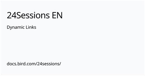 dynamic links 24sessions en