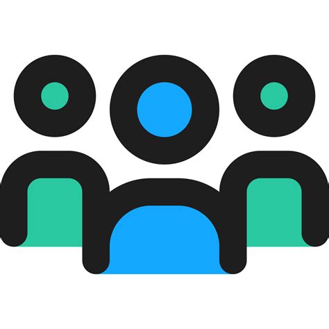 People Flat Color Outline Icon 19858687 Png