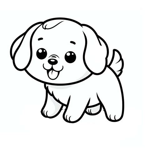 Coloriage Dessiner Un Chien Dessin Gratuit à Imprimer
