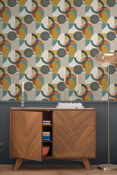 Pin By Sophie Mason On New Home Decor Inspo Orange Wallpaper Next Wallpaper Geometric