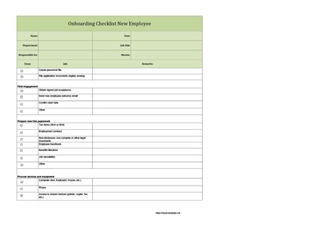 38 Best Onboarding Checklist Templates [word Excel]