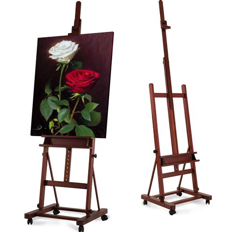 Viswin Premium H Frame Easel 190 370cm H Hold Canvas To 236cm Solid