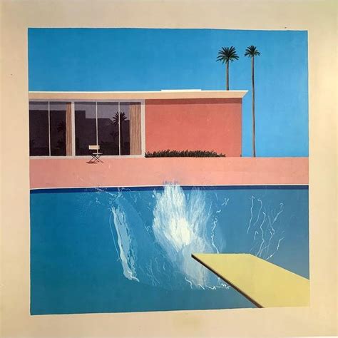 David Hockney A Bigger Splash The Tate Gallery London Poster 1985