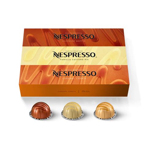 Nespresso Capsules VertuoLine Barista Flavored Pack Mild Roast Coffee 30 Count Coffee Pods