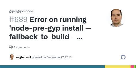 Error On Running Node Pre Gyp Install Fallback To Build Librarystaticlibrary · Issue