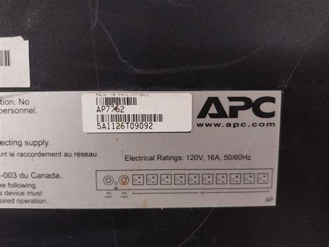 Apc Ap Rack Mount Automatic Transfer Switch Aeliya Marine